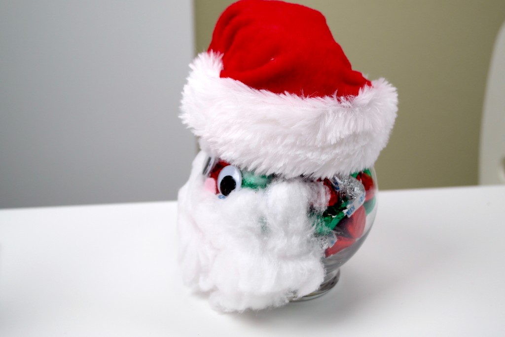 How to Make a Santa Candy Jar