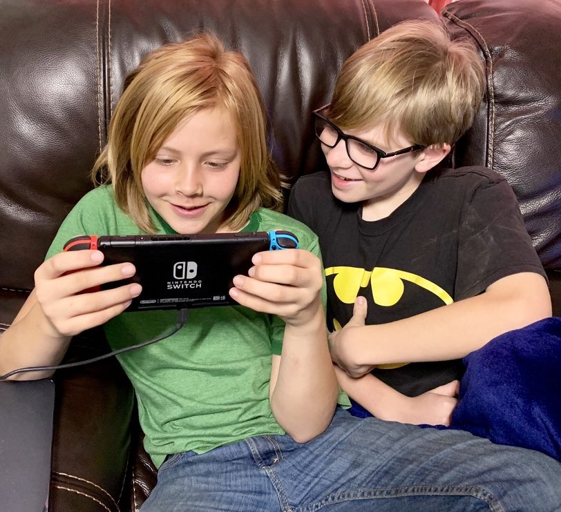 Our Boys Bond While Having Fun with the Nintendo Switch