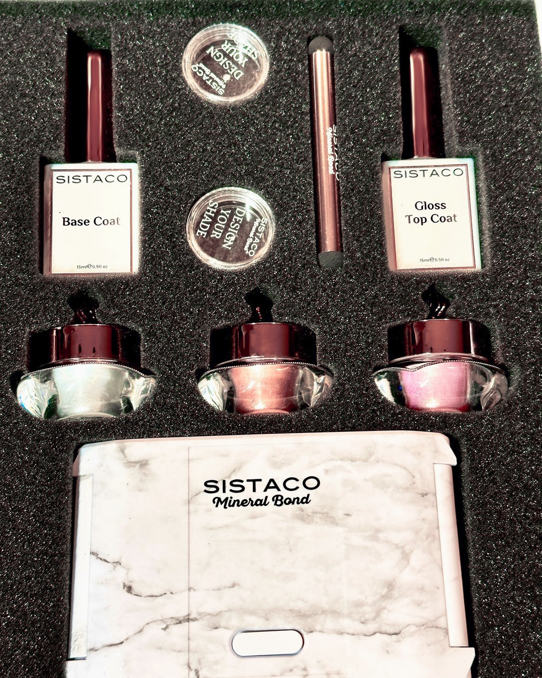 The Sistaco Mineral Bond Nail System Makes it Easy to Do Nails at Home